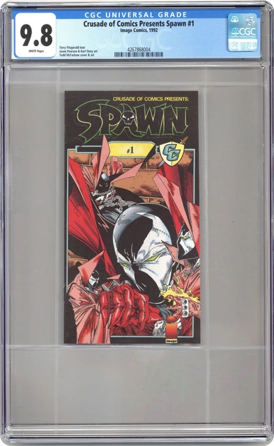 MINI BANDE DESSINÉE Crusade of Comics Presents Spawn #1 CGC 9.8 1992 4267868004 EUR 170,92 ...