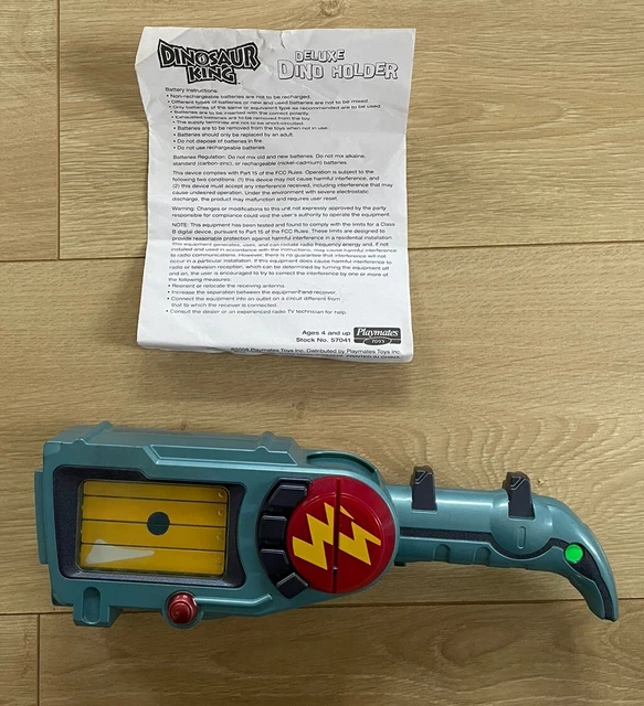 HTF SEGA PLAYMATES Dinosaur King Deluxe Dino Holder Slasher Card Deck ...