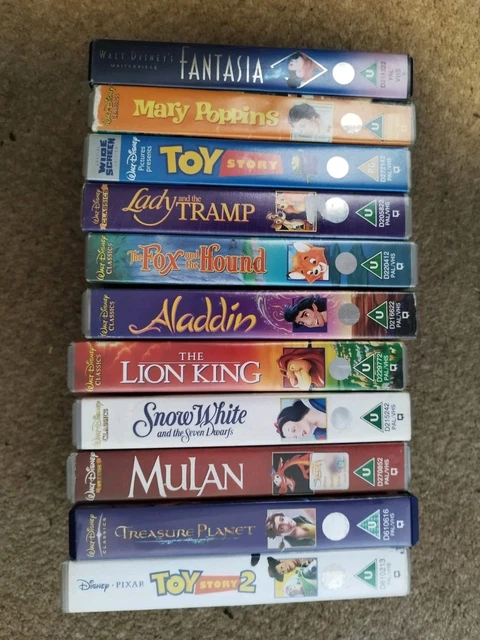 DISNEY VHS TAPES bundle £21.52 - PicClick UK