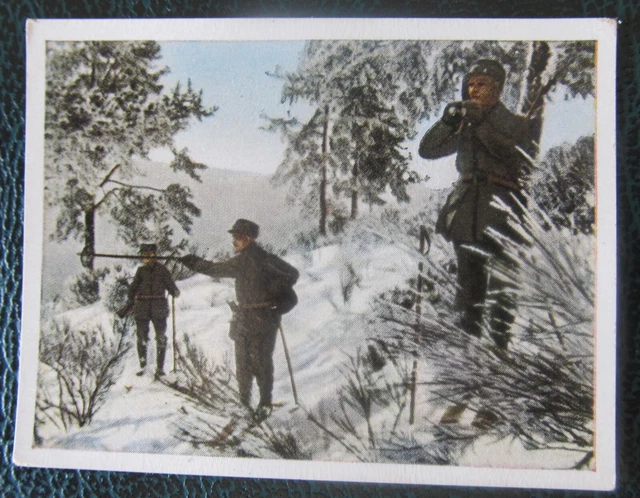 GERMAN CIGARETTE CARD Post Ww1 military pictures Alpine EUR 3,38 ...