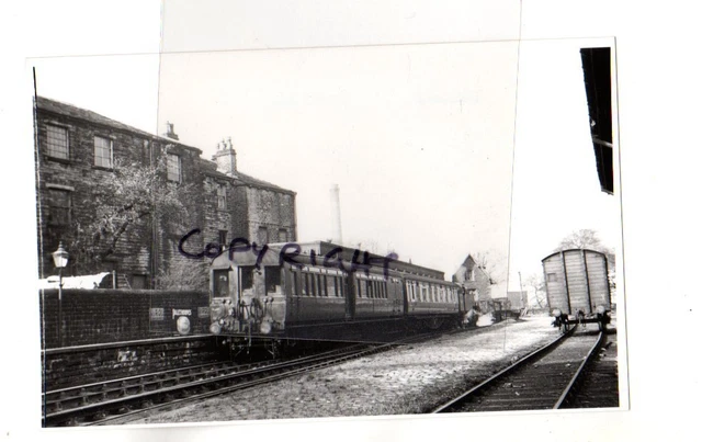 RAIL PHOTO LMS LNWR Delph station Oldham Lancashire grotton 2view £2.89 ...