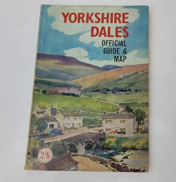YORKSHIRE DALES OFFICIAL Guide & Map Eric Lodge Paperback Book 1950s ...