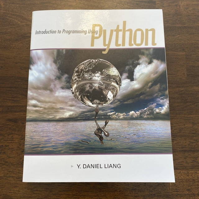 INTRODUCTION TO PROGRAMMING Using Python by Y Liang (2012, Paperback ...