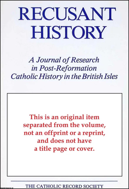 THE TICHBORNES, THE Doughtys And Douglas Woodruff. An Original Article ...