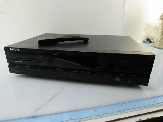 PHILIPS CD 610 CD- Player schwarz mit FB - getestet, funktioniert EUR ...