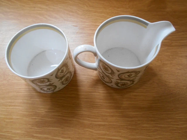 WEDGWOOD SUSIE COOPER Venetia Milk Jug and Sugar Basin $11.11 - PicClick CA
