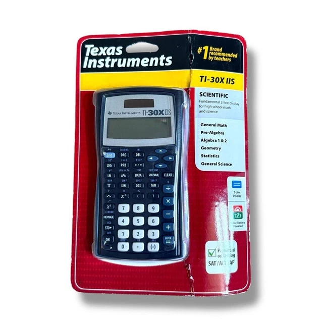 TEXAS INSTRUMENTS TI-30X IIS Scientific Calculator NEW $20.70 - PicClick CA
