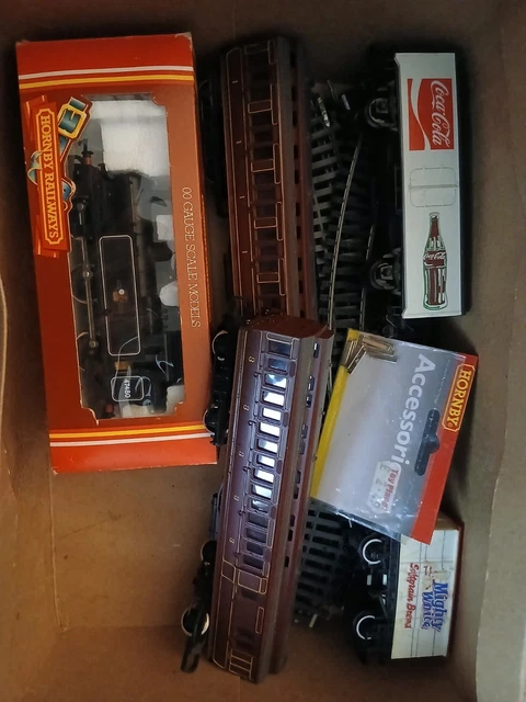 HORNBY 3F JINTY LMS 16440 Clerestory Coaches Set of 2 Maroon OO Scale ...