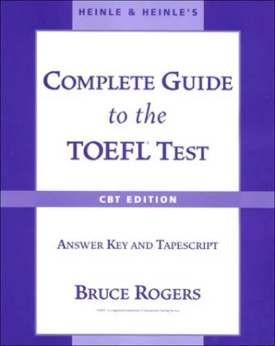 HEINLES COMPLETE GUIDE To The TOEFL Test CBT Edition Answer KeyTap heinles-complete-guide-to-the-toefl-test-cbt-edition-answer-keytap