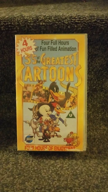 35 OF THE greatest cartoons VHS (4 hours long) £12.99 - PicClick UK