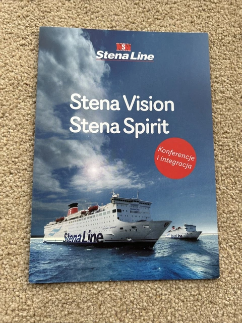 STENA VISION STENA Spirit Ferry Guide Deckplan Gdynia Karlskrona ...