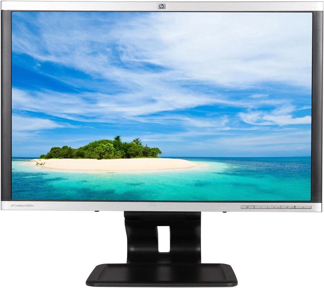 HP LA2405X 24& LED Monitor - No Stand - A9P21AA - Used, Excellent ...