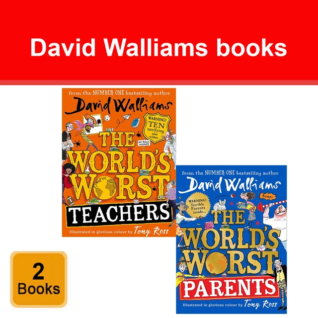 DAVID WALLIAMS 2 Books Set The World’s Worst Teachers, World’s Worst ...