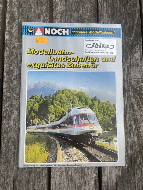 1987 VINTAGE CATALOG August - NOCH MODELLBAHN-ANLAGEN MODEL TRAIN CATALOG £4.68 - PicClick UK