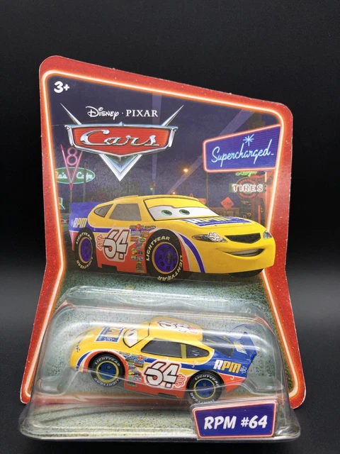 DISNEY PIXAR CARS RPM 64 Windford Bradford Rutherford Piston Cup Racer ...