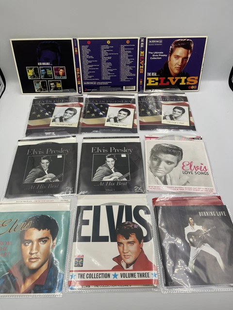 ELVIS PRESLEY 13 CD Compilation Bundle Burning Love Ultimate Collection Best Of £19.99 - PicClick UK
