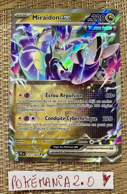 CARTE POKÉMON MIRAIDON EX 122/162 EV05 Forces Temporelles TEF FR EUR 3 ...