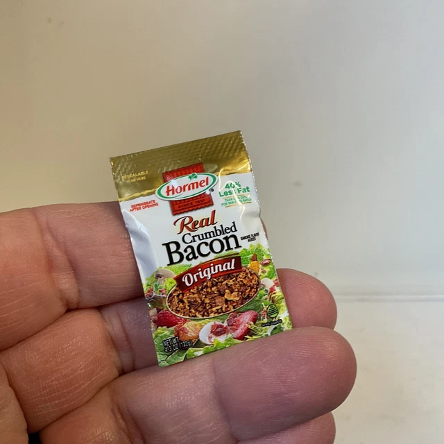 ZURU MINI BRANDS Collectible Toy Series 1 Hormel Real Crumbled Bacon ...
