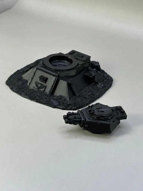 RARE FORGEWORLD IMPERIAL Turret Emplacement Heavy Bolter Warhammer 40k ...