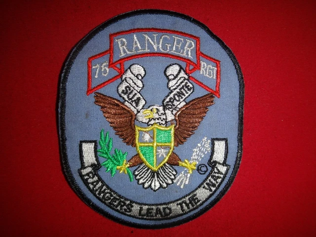 US ARMY 75TH Ranger Regiment RANGERS LEAD THE WAY Patch £8.65 - PicClick UK