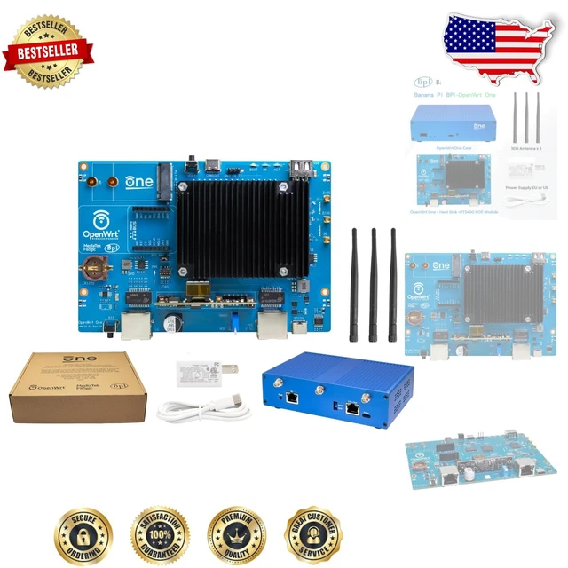 BANANA PI WIFI 6 Router Board - Dual Band, 1GB RAM, MediaTek MT7981B ...