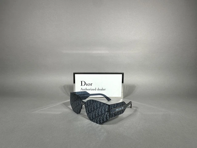 CHRISTIAN DIOR DIORCLUB M6U Sunglasses Blue Oblique Pattern Lens! Ships ...