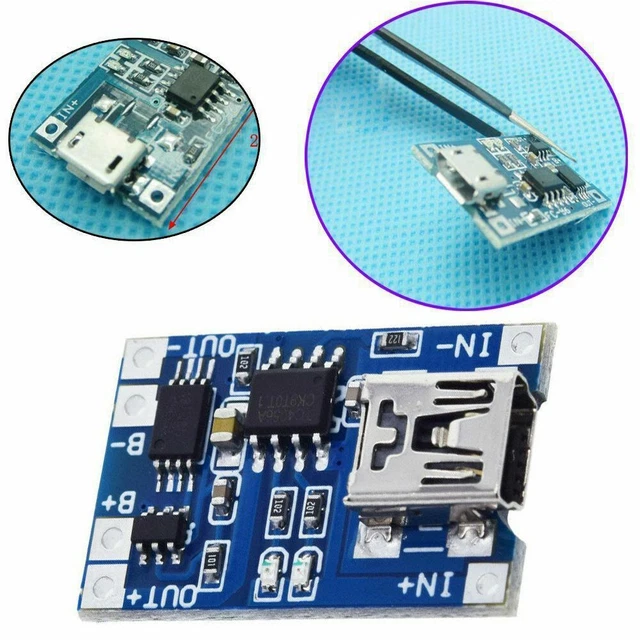 TP4056 PCB BMS Battery Charger Module 3.7V Lithium Protection Board ...