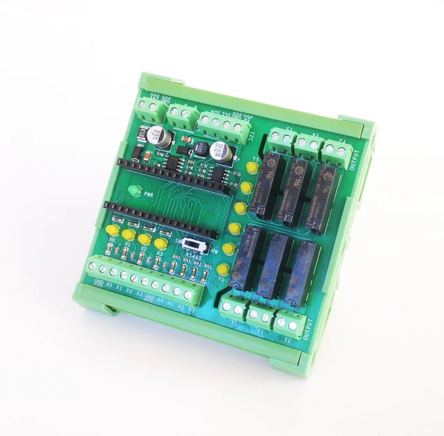 Arduino Nano Plc Carrier Module Rs485 Modbus I2c Analog Digital Inputs Relay Out £32 96