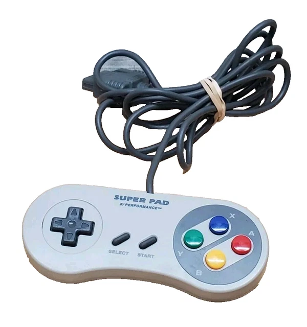 SUPER NINTENDO SNES Super Pad Video Game Controller by Performance P ...