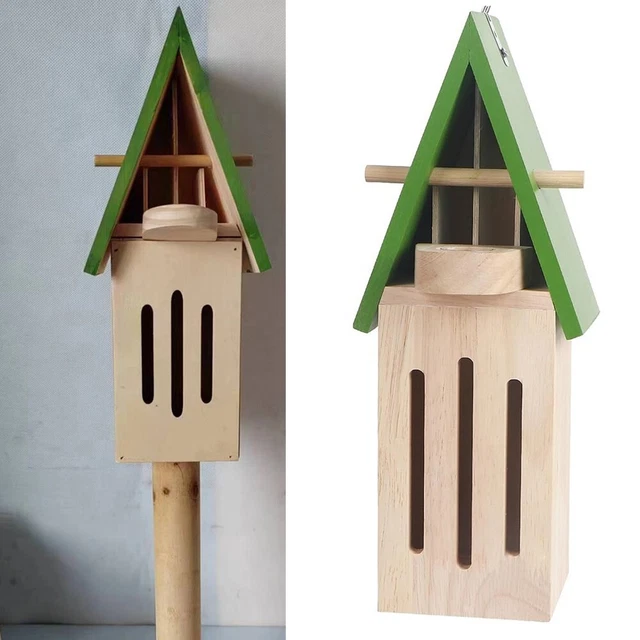 WOODEN BEE NEST Box Sustainable Habitat for Bees & Increased ...