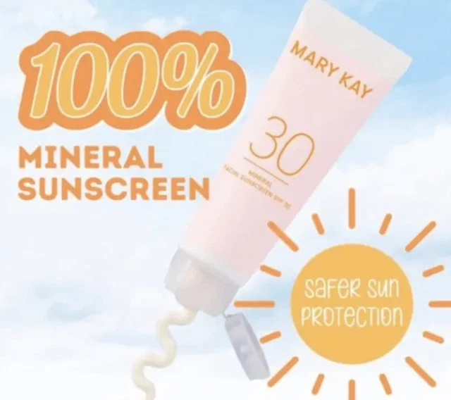 TOTALMENTE NUEVO PROTECTOR Solar Facial Mineral Mary Kay Amplio Espectro FPS 30 NUEVO EN CAJA ...