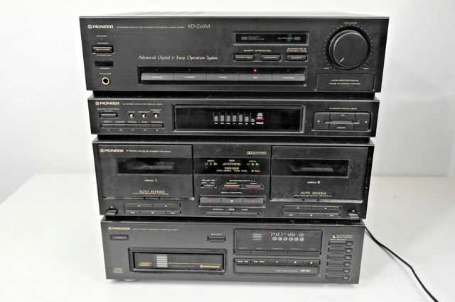 PIONEER XD-Z65M AMPLIFIER, Multi Disc CD Player, Double Cassette Deck ...