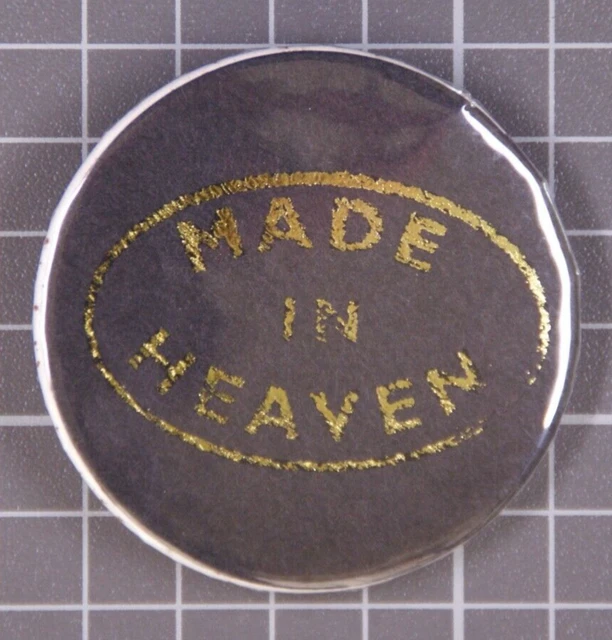 QUEEN FREDDIE MERCURY Badge Vintage Made In Heaven Circa mid 1990s £23. ...