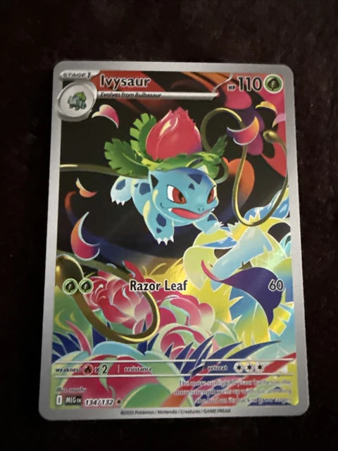 IVYSAUR IR 134/132 Pokémon TCG Mega Evolution £21.21 - PicClick UK
