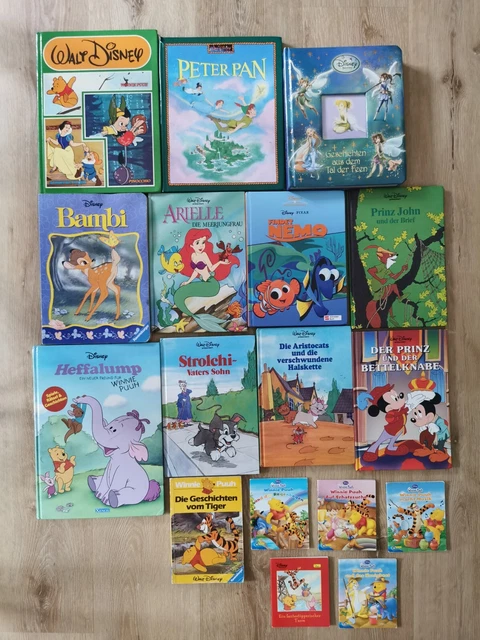 18* DISNEY PAKET Nemo/Arielle/Robin Hood/Bambi/Peter Pan/Tinkerbell ...