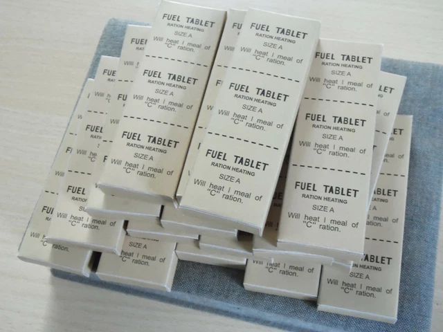 WW2 US ARMY Cooker C Ration Heater Fuel Tablet boxes. Fit 37mm Hexi ...