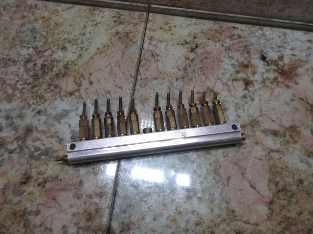 CHIBA 10X 10 Port Oil Lube Piston Distributor Hitachi Seiki Vm50 Cnc ...