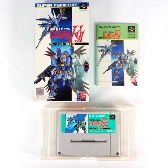 KIDOU SENSHI GUNDAM F91 Formula Senki 0122 Nintendo Super Famicom SFC ...