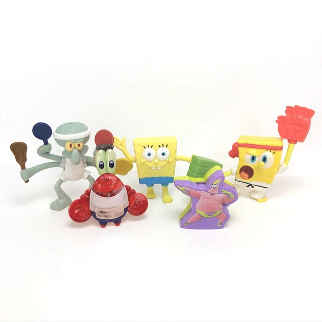 SPONGEBOB SQUAREPANTS TOY Lot Burger King McDonalds Wendys Patrick Mr ...