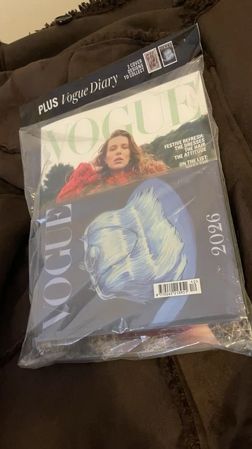VOGUE MAGAZINE DECEMBER 2025 - Diary 2026 Blue Bag Cover New Sealed UK ...