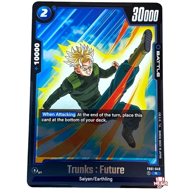 DRAGON BALL FUSION world awakened pulse ENG rare R fb01-049 trunks future EUR 1,39 - PicClick FR