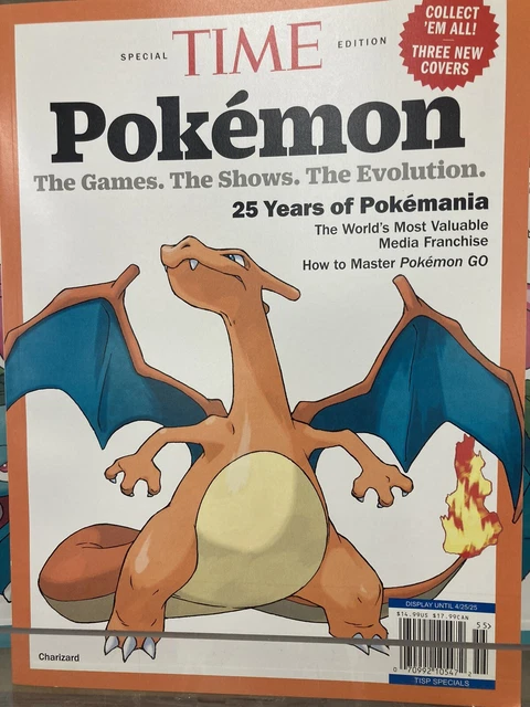 TIME SPECIAL EDITION Pokémon 25 Years Of Pokemania (Charizard) £19.28 ...
