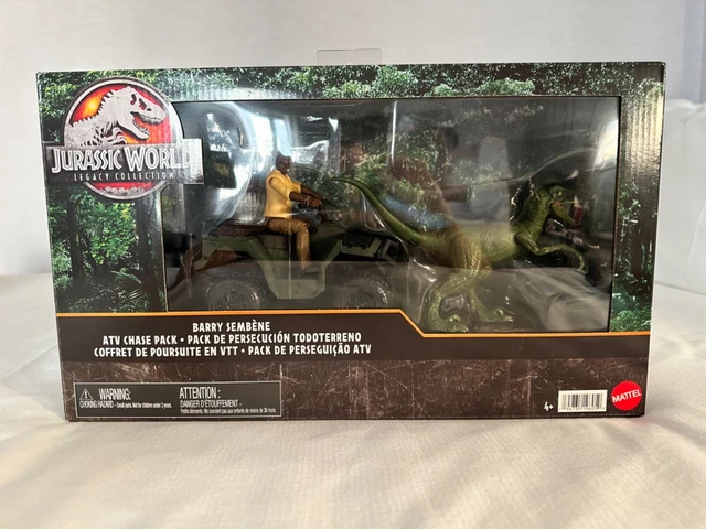 JURASSIC WORLD LEGACY Collection Barry Sembene ATV Chase Pack New ...