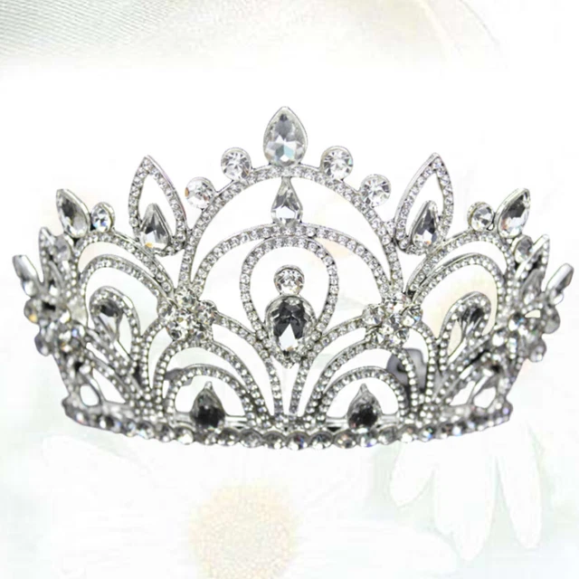 COIFFE DE COURONNE de strass de mariée coiffe de couronne d'alliage ...