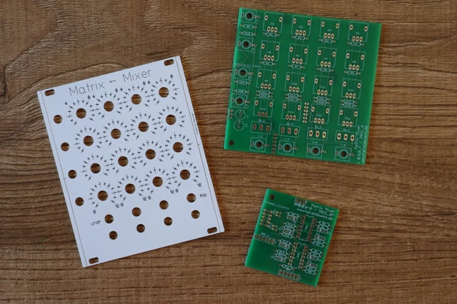 MATRIX MIXER 4X4 Front Panel + PCB Eurorack Module Synth DIY £22.86 - PicClick UK
