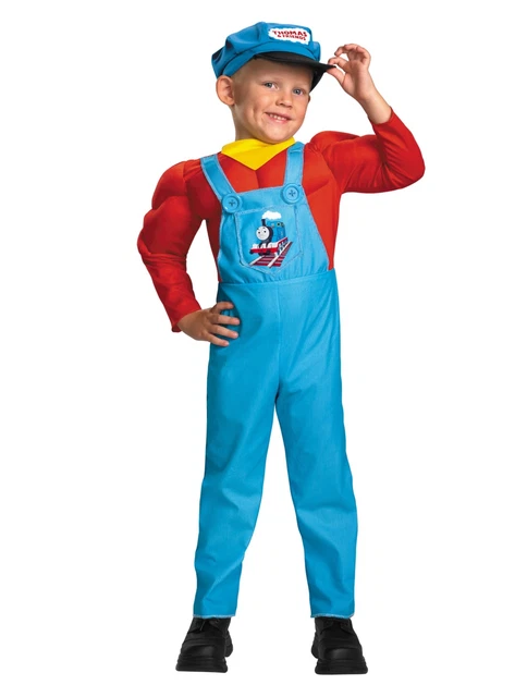 THOMAS ENGINE THE Tank Thomas & Friends Muscle Toddler Boys Costume 2T ...