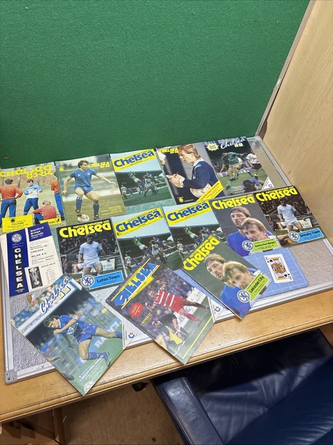FOOTBALL PROGRAMMES COLLECTIONS/ bulk lots 1960’s-80’s Chelsea £2.00 ...