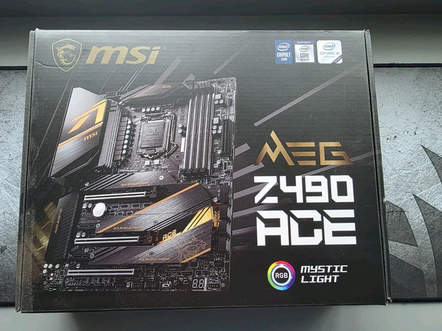 MSI MEG Z490 ACE ATX Motherboard - LGA 1200 - 10th/11th Gen Intel - Wi ...