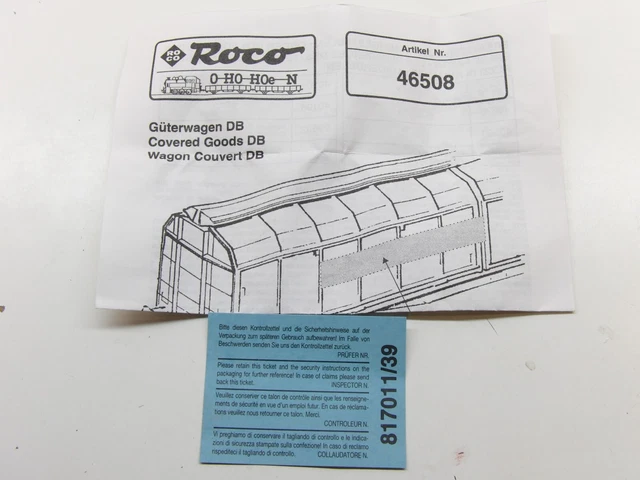 ROCO H0 46508 Schiebewandwagen, DB Cargo, DC, TOP in OVP #31845 EUR 19,90 - PicClick DE