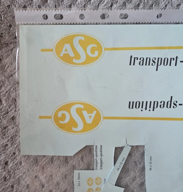 ASG TRANSPORT DECALS for scale model trailers £2.23 - PicClick UK